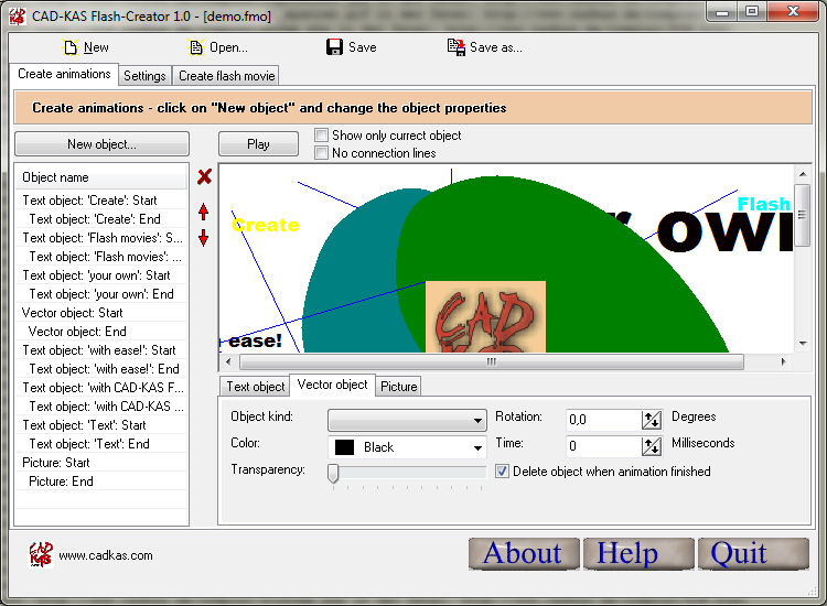 Giveaway of the Day - free licensed software daily — Flash-Creator 1.0